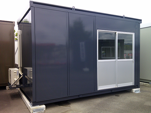 中古2.83坪[CT-41J AC付 ストーングレイ] 木津川展示場(京都府)｜ユニットハウス・プレハブ・コンテナハウスの三協フロンテア