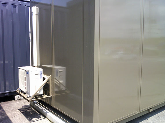 中古2.83坪[CT-41J AC付 ウッドブラウン] 木津川展示場(京都府)｜ユニットハウス・プレハブ・コンテナハウスの三協フロンテア