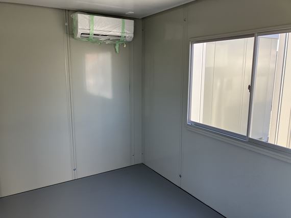 2.84坪[CT-41J AC付 標準色]小美玉展示場(茨城県)｜ユニットハウス・プレハブ・コンテナハウスの三協フロンテア