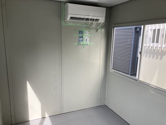 2.17坪[CT-32J AC付 標準色]小美玉展示場(茨城県)｜ユニットハウス・プレハブ・コンテナハウスの三協フロンテア