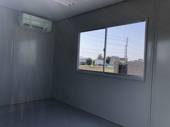 中古2.84坪[CT-41J AC付 標準色]小山展示場(栃木県)｜ユニットハウス・プレハブ・コンテナハウスの三協フロンテア