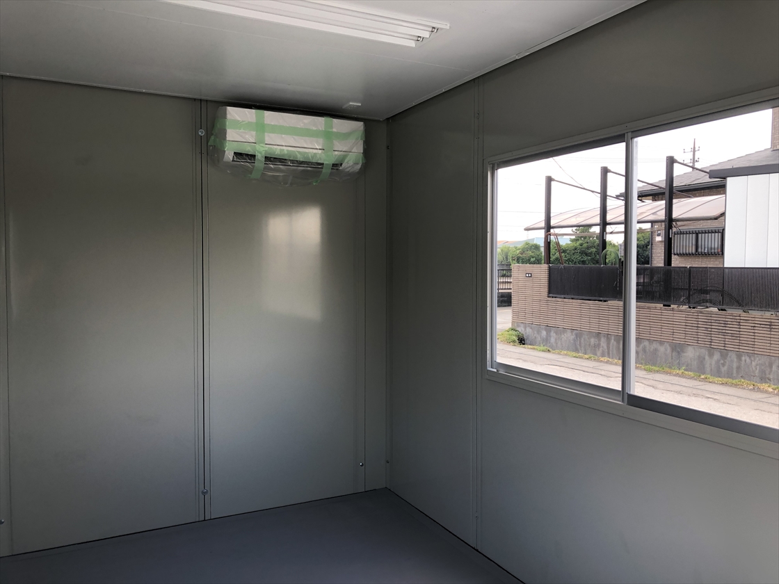 中古2.84坪[CT-41J AC付 標準色]小山展示場(栃木県)｜ユニットハウス・プレハブ・コンテナハウスの三協フロンテア