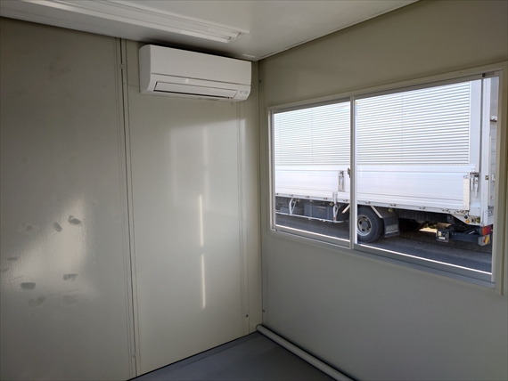 中古2.16坪[CT-32J AC付 標準色]小山展示場(栃木県)｜ユニットハウス・プレハブ・コンテナハウスの三協フロンテア