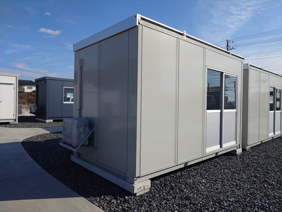中古2.83坪[CT-41J AC付 標準色]小山展示場(栃木県)｜ユニットハウス・プレハブ・コンテナハウスの三協フロンテア
