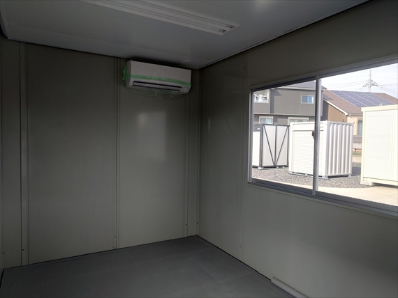 中古2.83坪[CT-41J AC付 標準色]小山展示場(栃木県)｜ユニットハウス・プレハブ・コンテナハウスの三協フロンテア